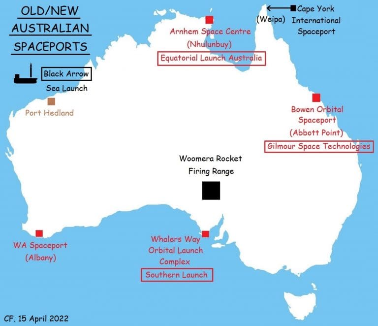 Australia’s Old and New Potential Spaceports - SPACE & DEFENSE