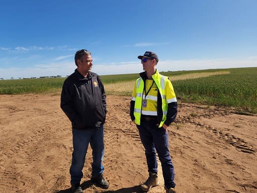 Corey-McLennan-and-Lloyd-Damp-at-the-Koonibba-Test-Range - SPACE & DEFENSE